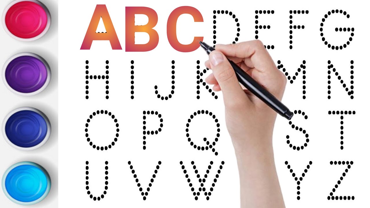abcd in English | A to Z English Alphabets abcd a for apple b for ball ...