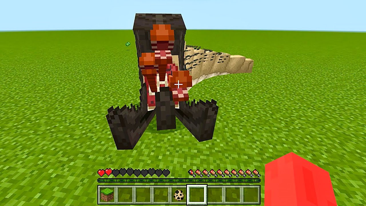 Worm in Minecraft PE ADDON - YouTube