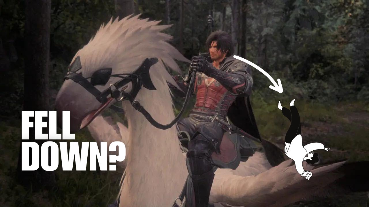 Uncle Byron shares a story when Clive fell off of his Chocobo mount ...