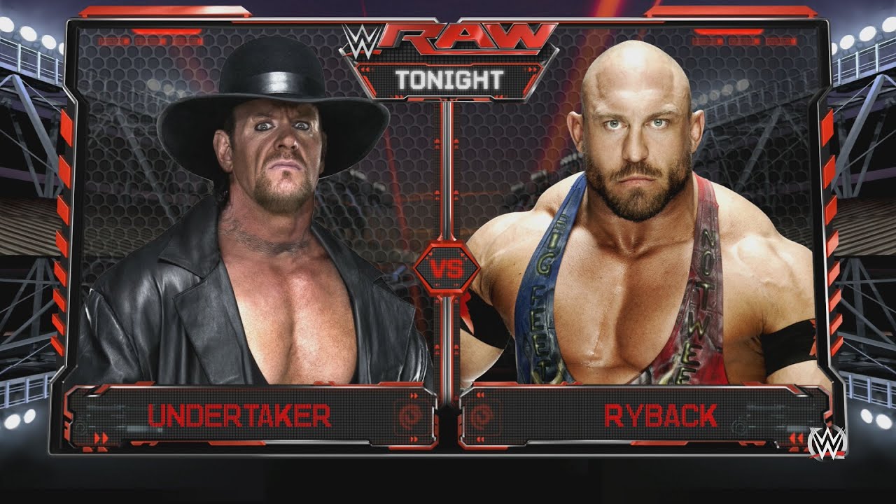Undertaker vs Ryback RAW Nov. 9, 2015 WWE 2K16 - YouTube