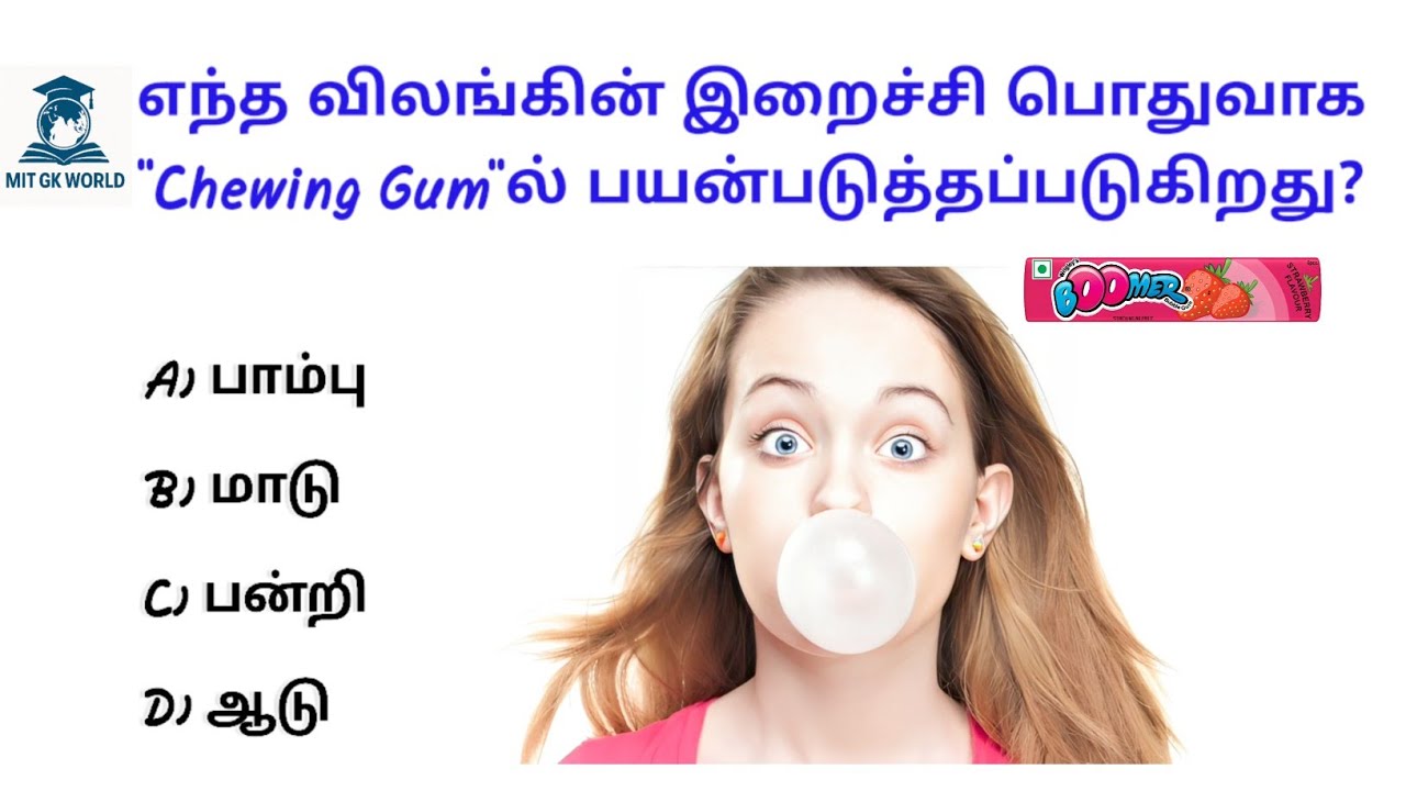 GK Questions in Tamil | TNPSC GK Quiz with Answers | Daily Tamil ...
