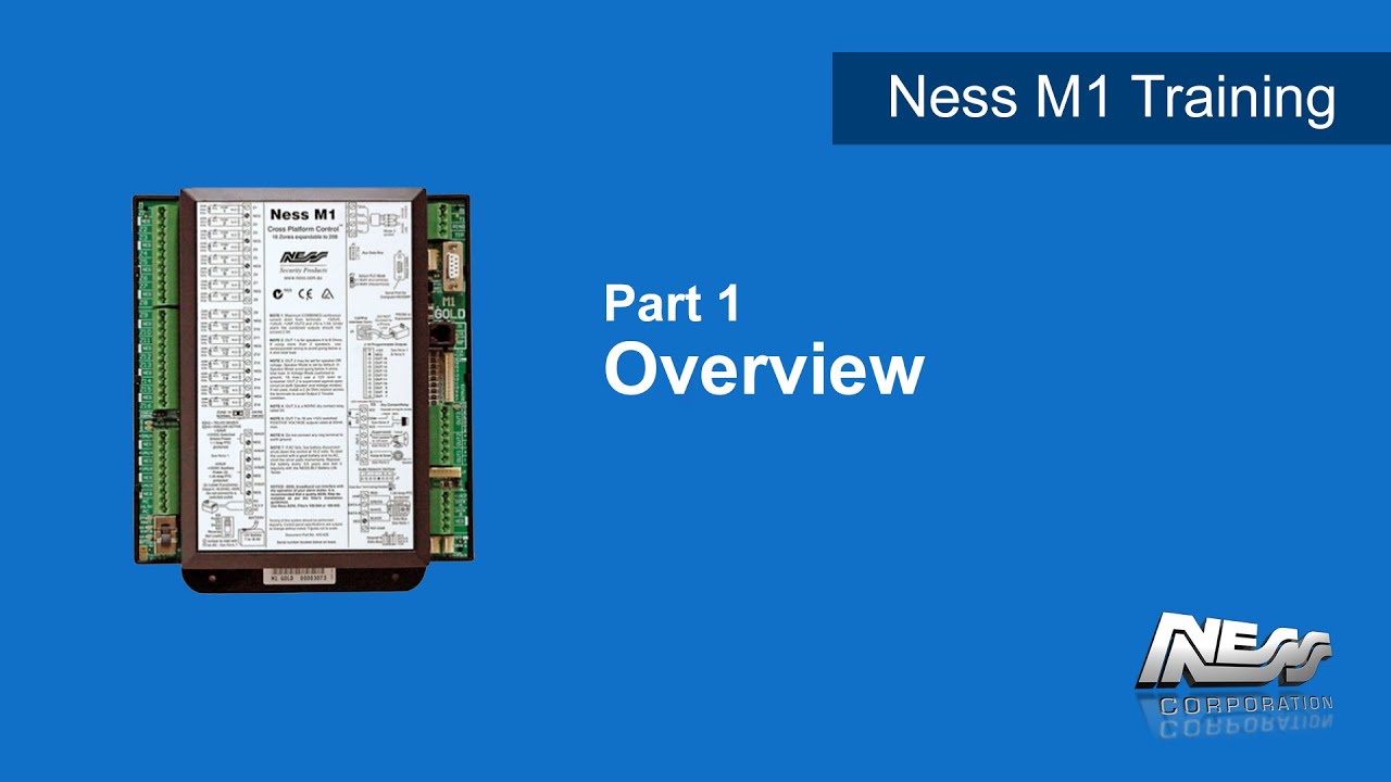 Part1 Ness M1 Training Overview - YouTube