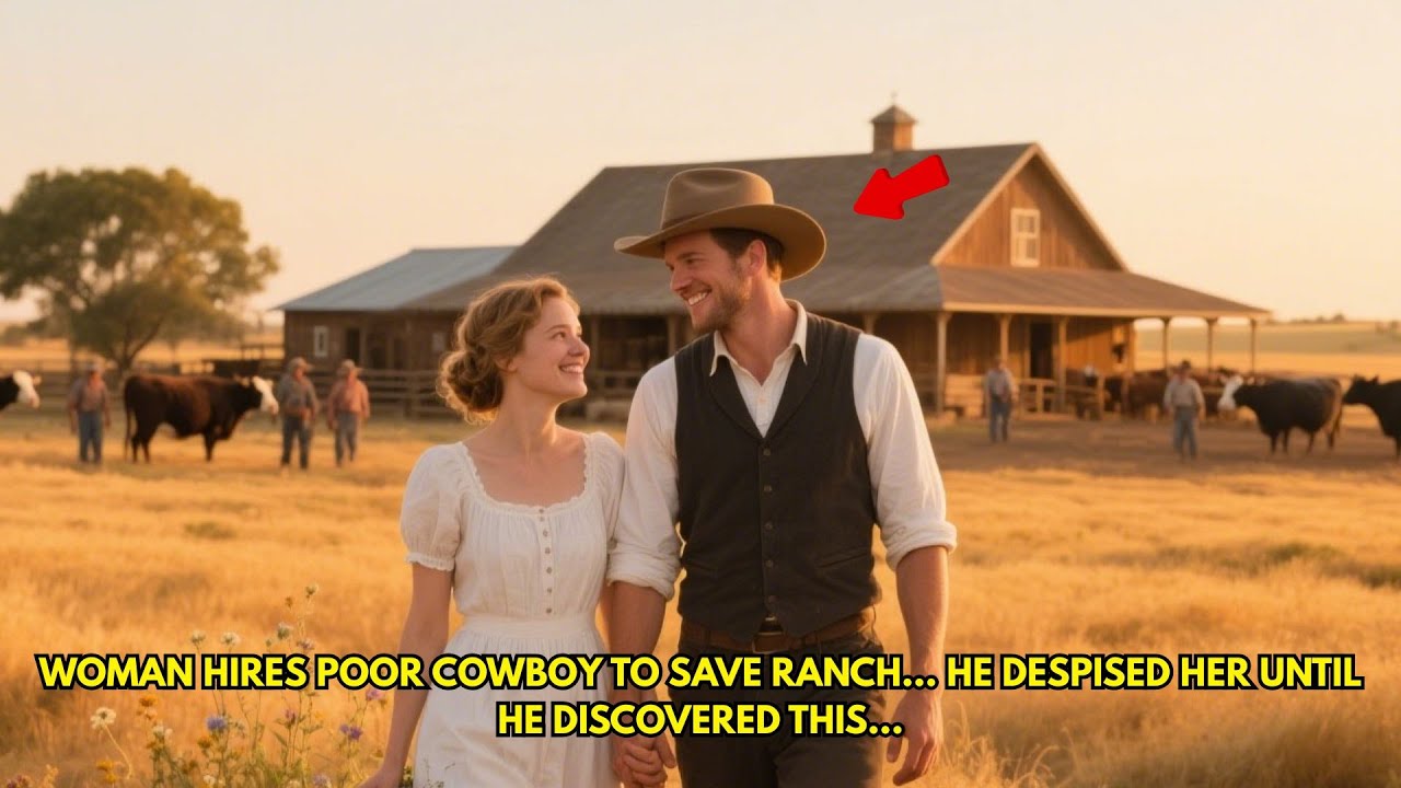 WOMAN HIRES POOR COWBOY TO SAVE RANCH... HE DESPISED HER UNTIL HE ...
