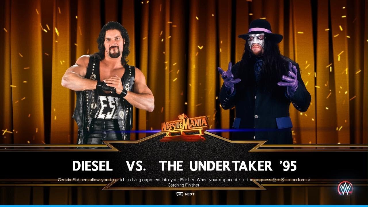 Happy Belated Birthday Kevin Nash: Diesel vs Undertaker WrestleMania 12 ...