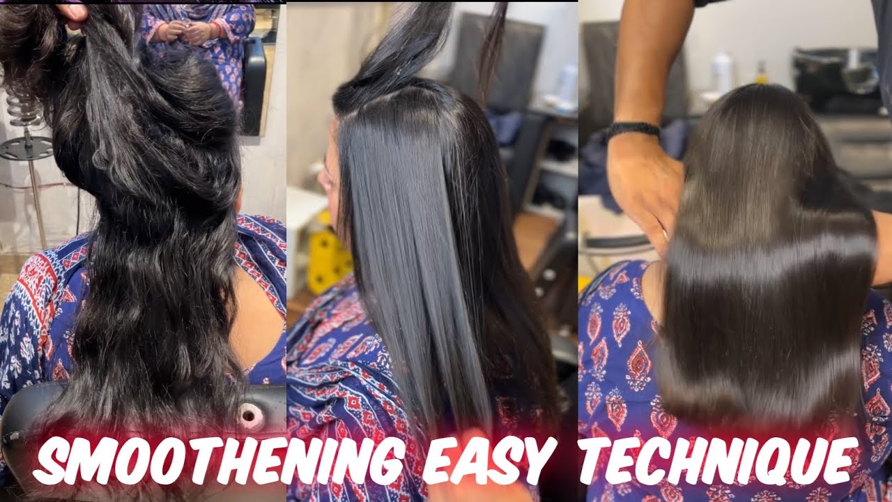 How To: Hair Smoothening Process / Easy Way / Beginner / Rebonding ...