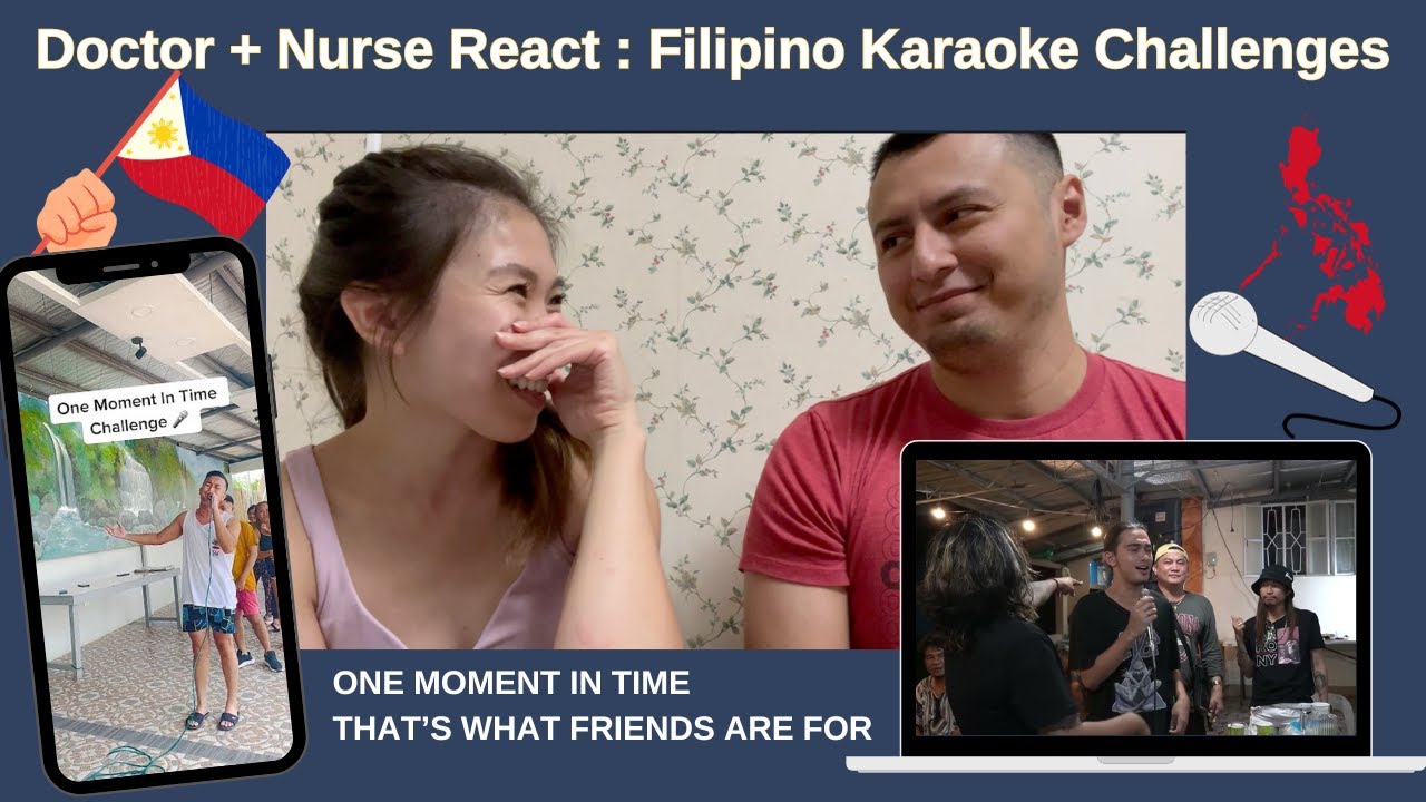 Doctor + Nurse React: One moment in time mic singing challenge & That's what friends are for ...