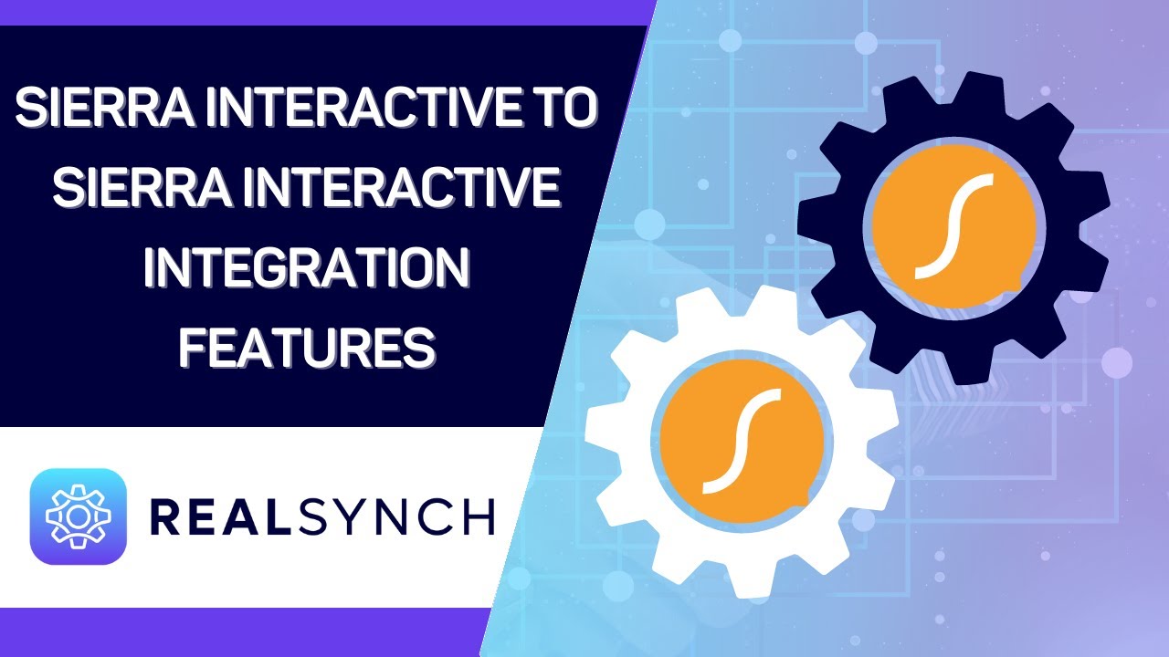 Sierra Interactive to Sierra Interactive Integration Features - YouTube