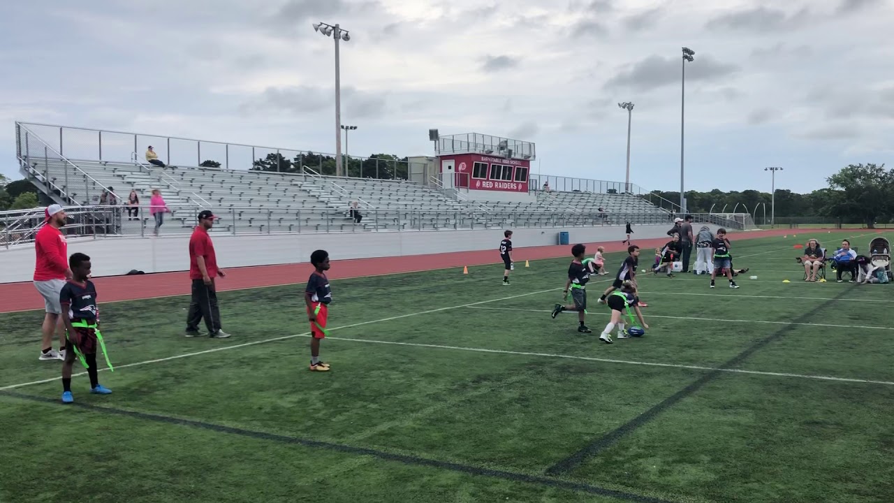 Cape Cod Youth Flag Football - Defensive TD - YouTube