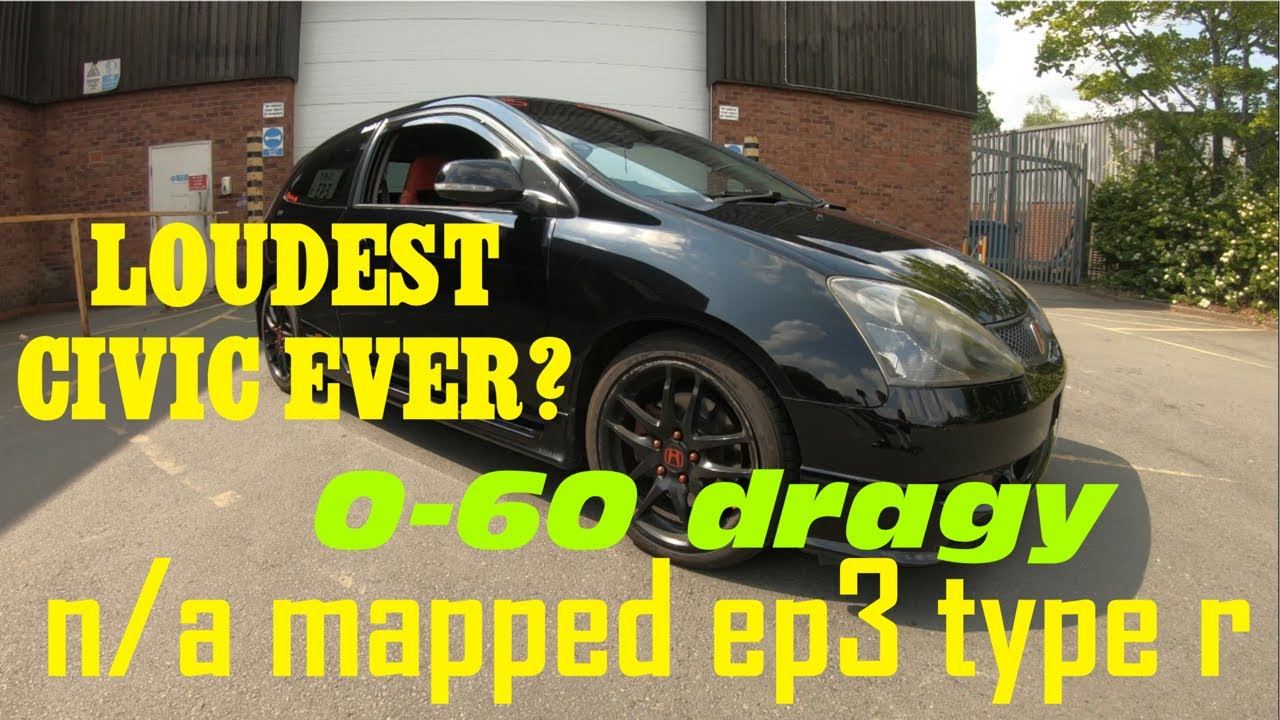 Civic type r ep3 k20 that’s mapped what a difference - YouTube