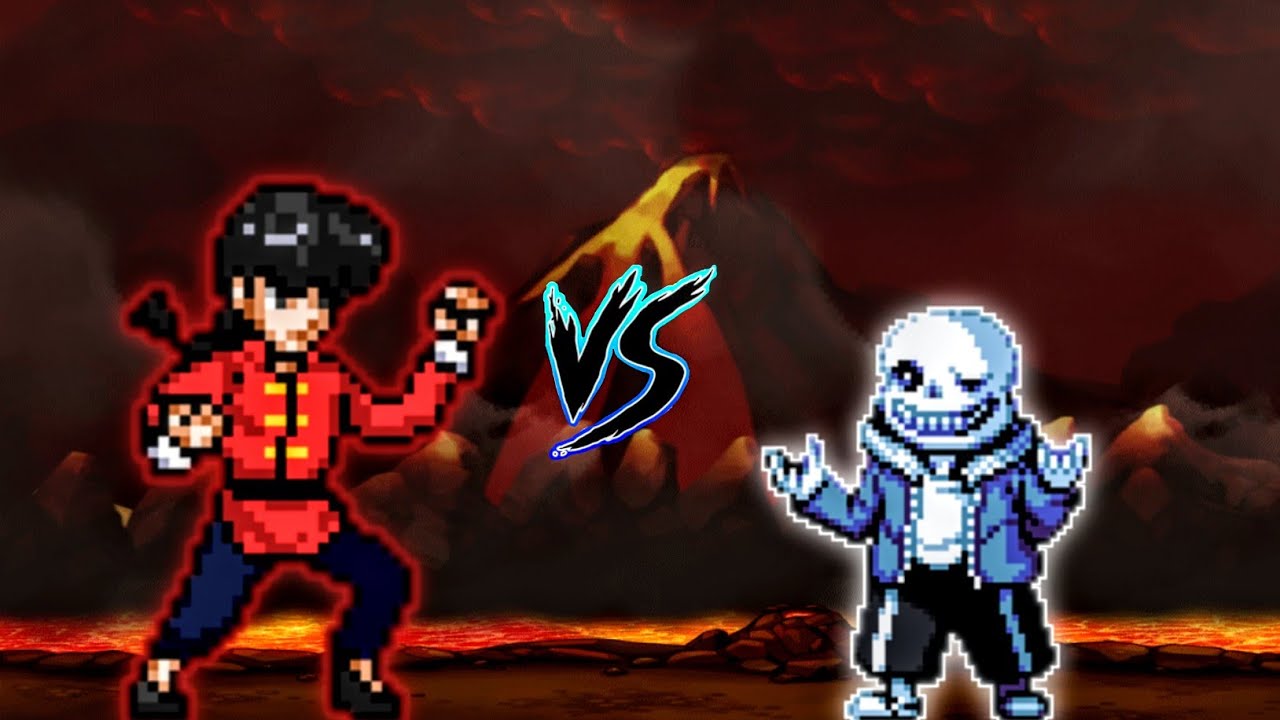 Ranma (New) VS Classic Sans V3 in Jump Force Mugen - YouTube