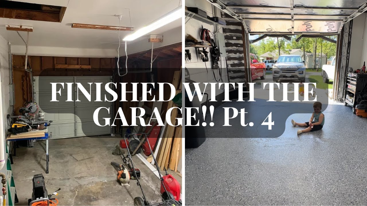GARAGE RENO FINISHING UP! PT. 4 - YouTube