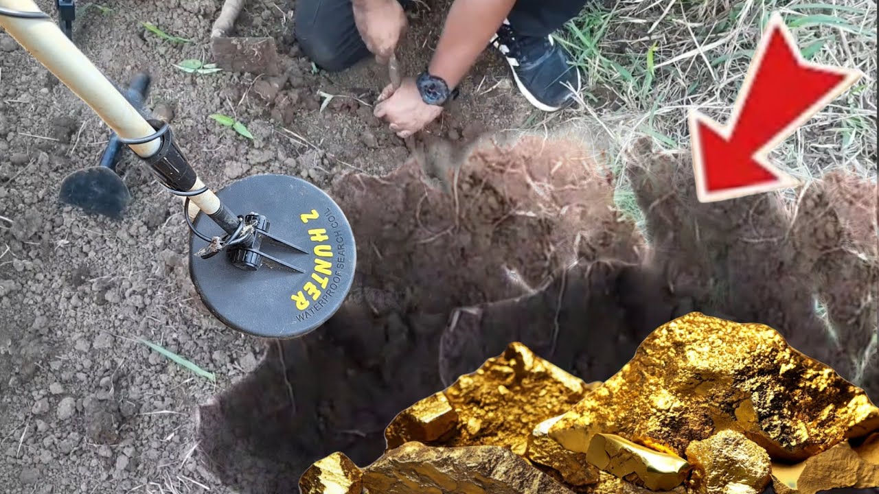 Finding Gold In Mountain Ground With 3D Scan & Metal Detector - YouTube