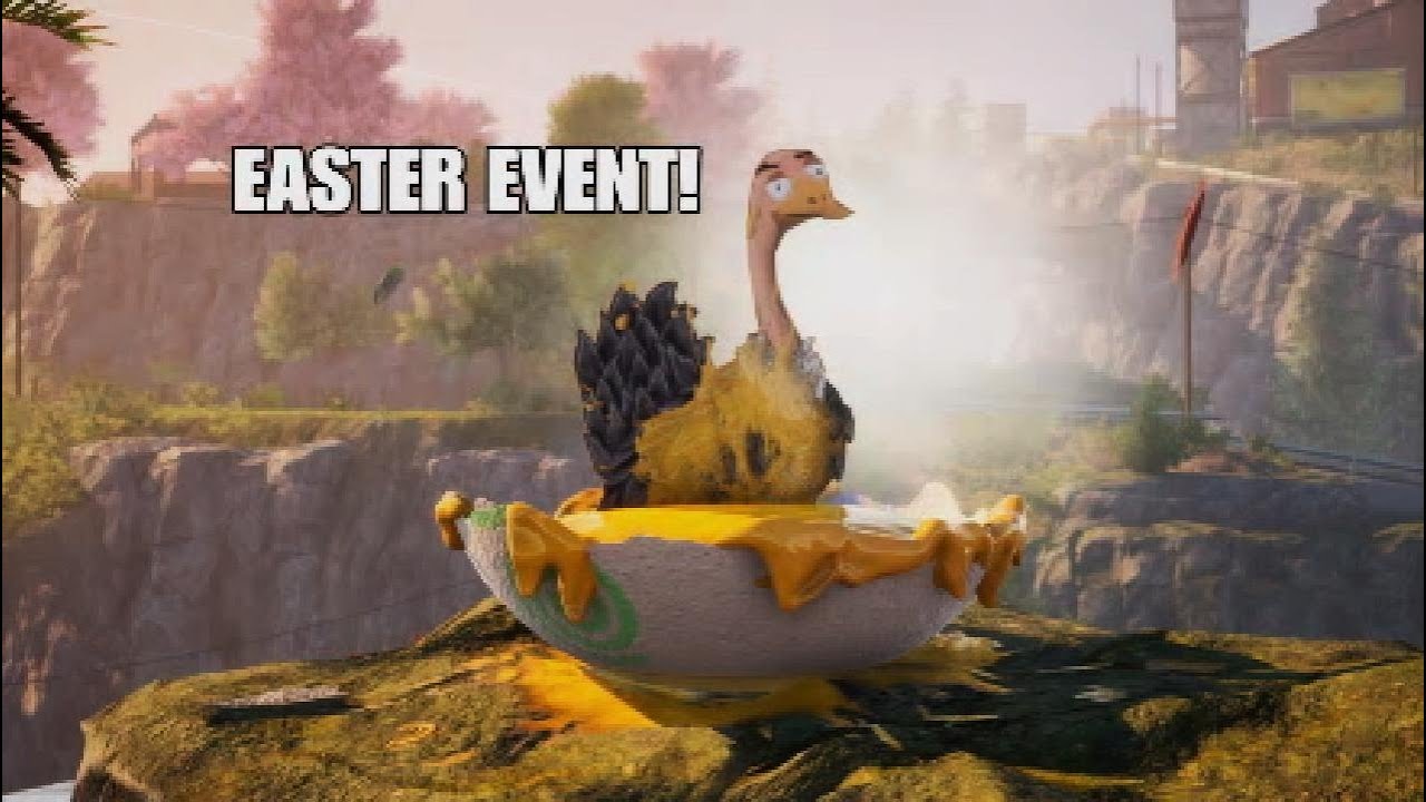 I UNLOCKED THE OSTRICH!!! Goat simulator 3 Easter Event - YouTube
