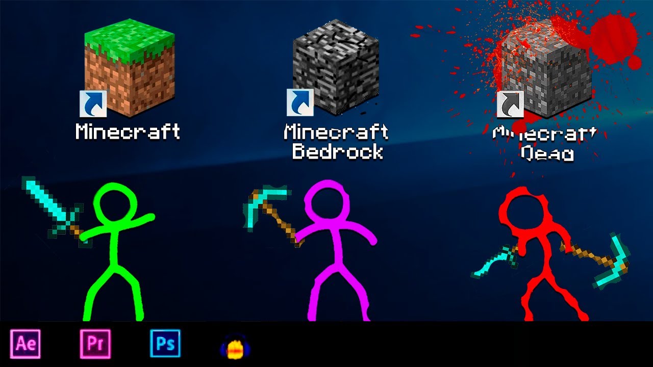 Animation VS Minecraft Cartoon ~ EVOLUTION MINECRAFT / Stickman vs ...