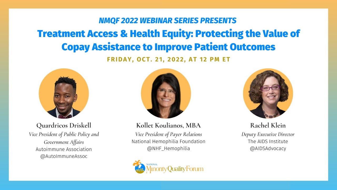 NMQF Webinar | Treatment Access & Health Equity: Protecting the Value ...