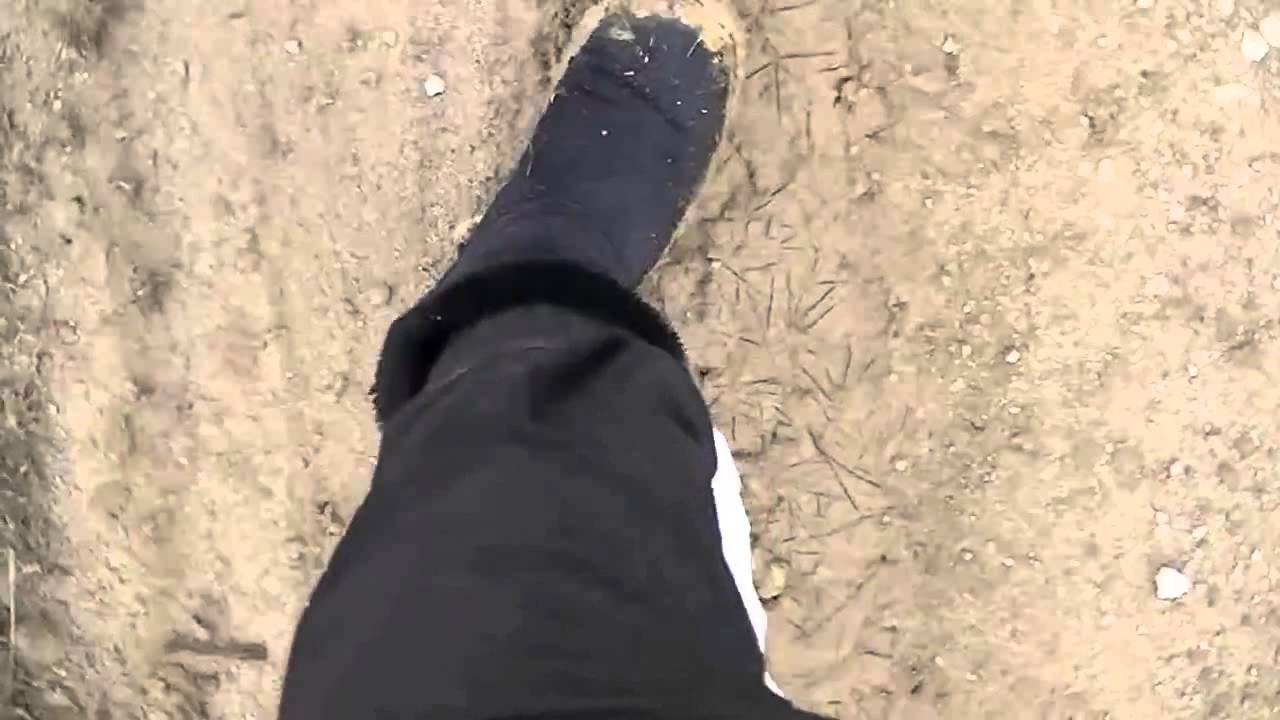 Black Ugg Boots in Mud! - YouTube