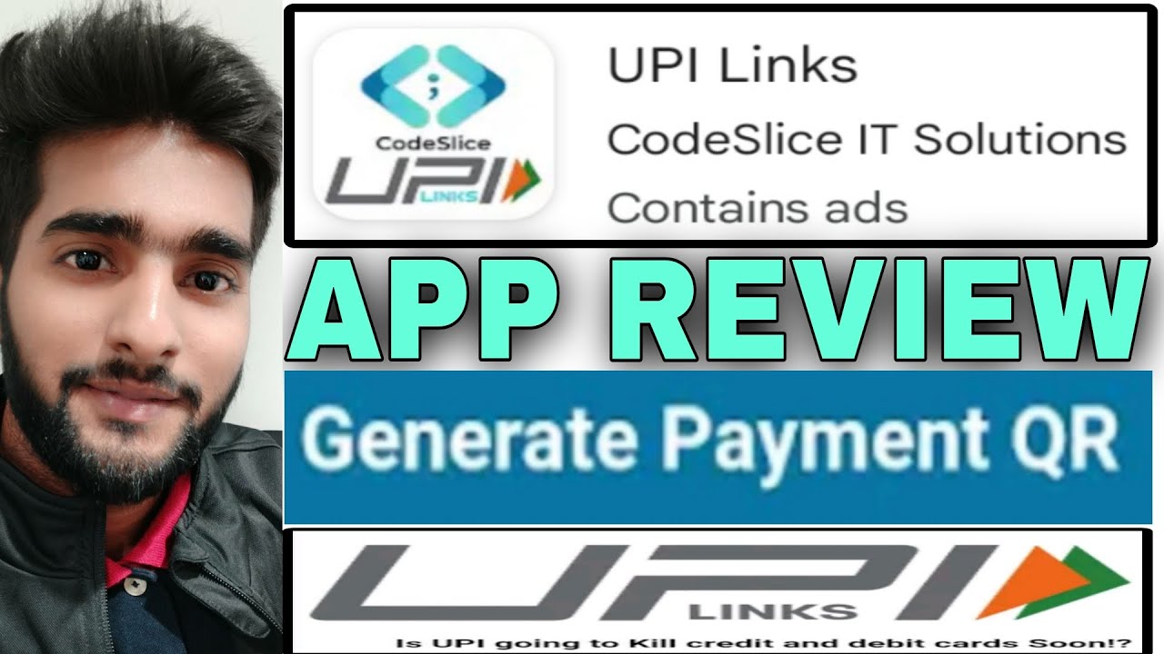 UPI link app review | generate QR code | MD TALKIES - YouTube