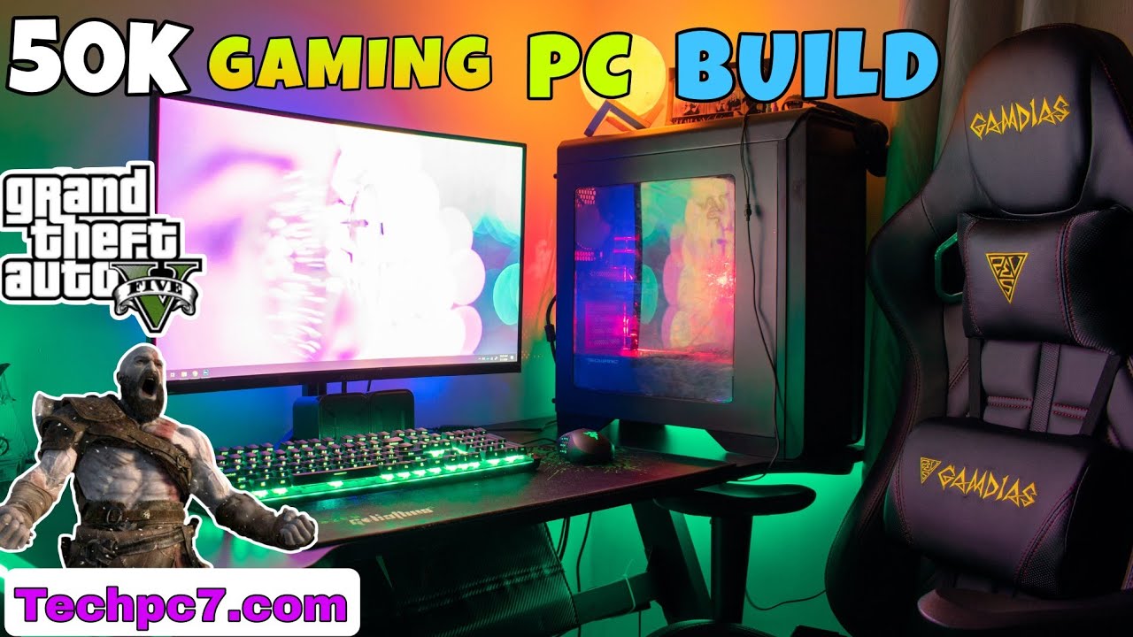Best gaming pc build in 50k | full setup in 50k | best GTA 5 gaming pc ...