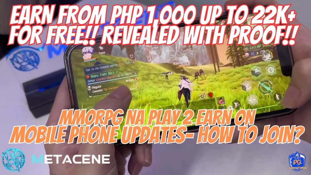 EARN FROM PHP 1K UP TO 22K+ FOR FREE - METACENE NEW PLAY 2 EARN MMORPG ...