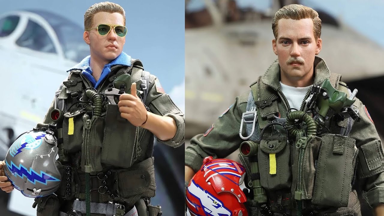 New Top Gun Tom & Nick Goose & Iceman 1/6 scale action figure revealed ...