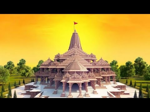 Outline drawing of Ram Mandir - YouTube
