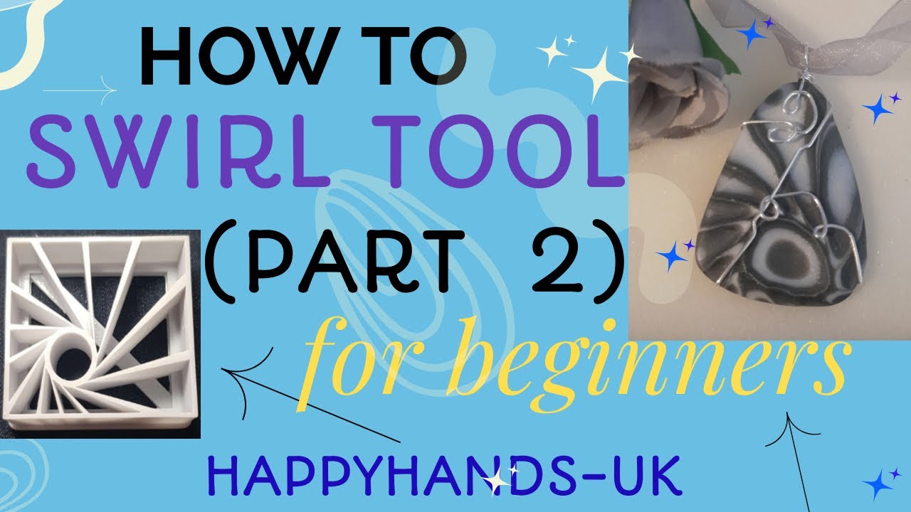 Veiwers request: Swirl tool, polymer clay tutorial remake (part 2 ...