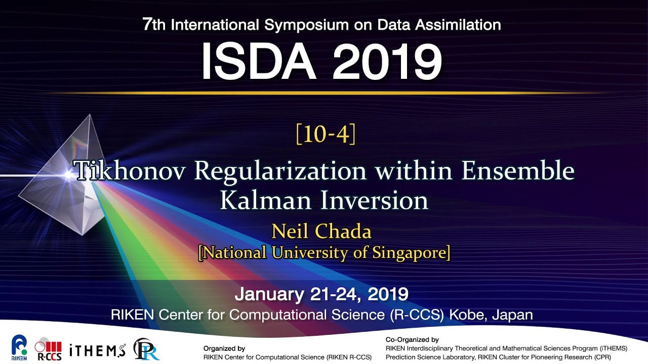 "Tikhonov Regularization within Ensemble Kalman Inversion" Neil Chada ...