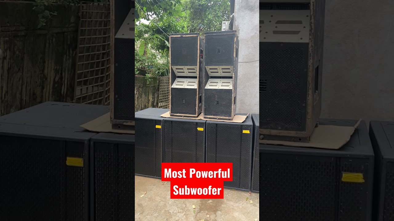 Most Powerful Subwoofer Speaker | High Bass - YouTube