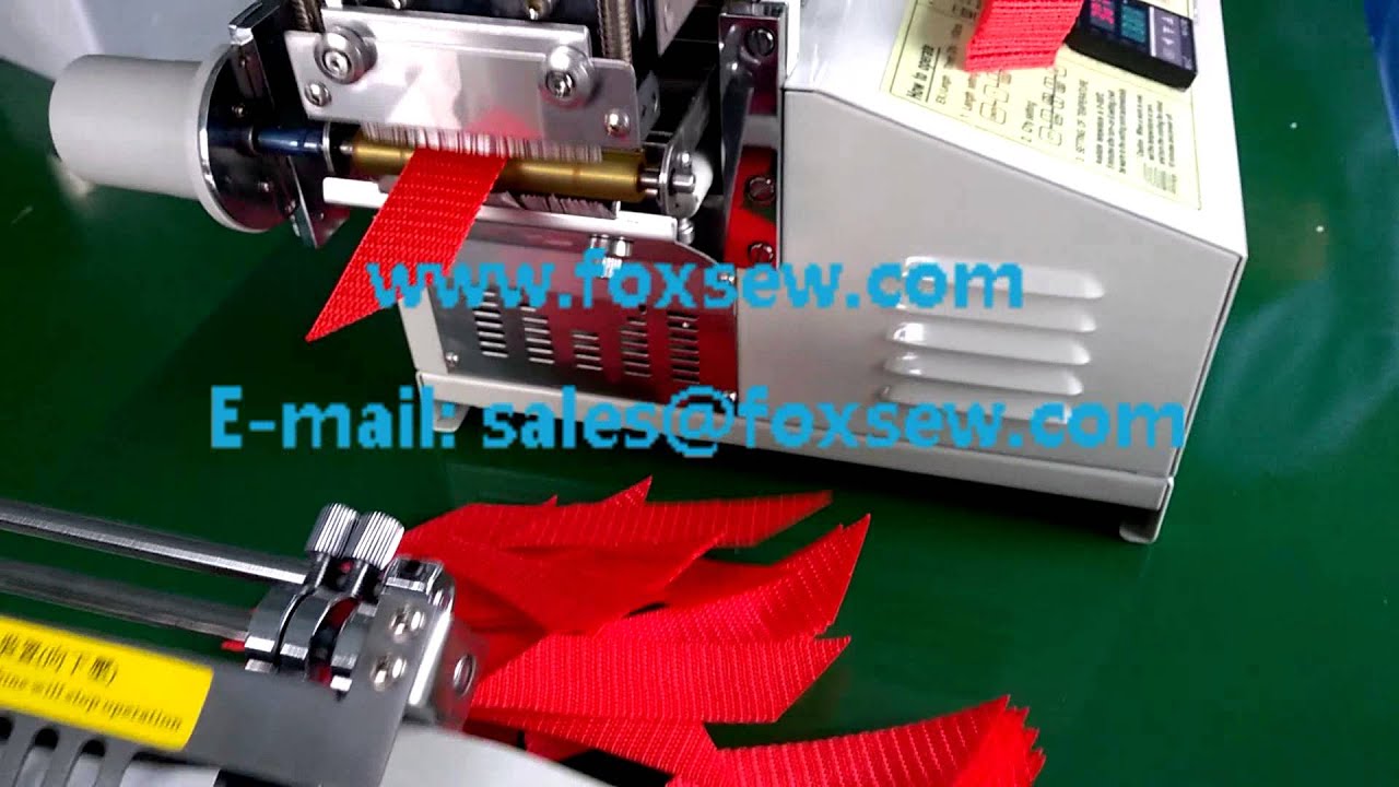 Ribbon Tape Angle Cutter Hot Knife - YouTube