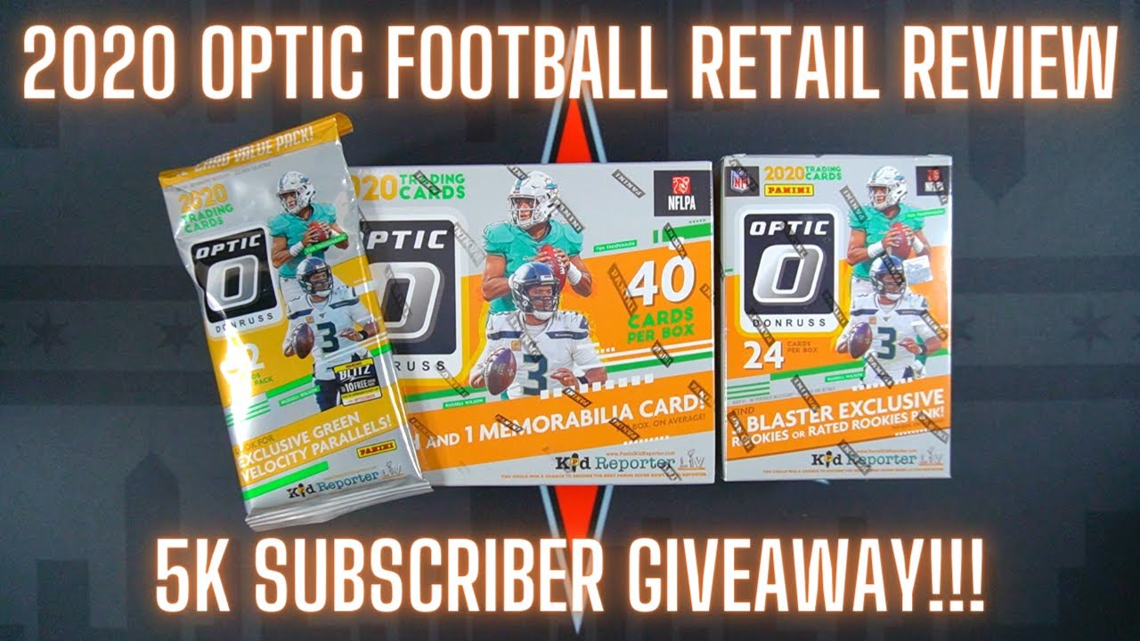 RETAIL REVIEW: 2020 Optic Football Value Pack, Blaster Box & Mega Box ...