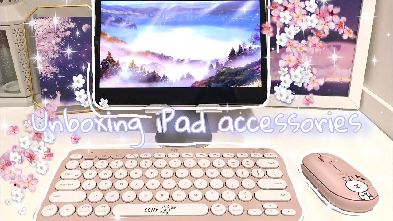 Unboxing Logitech x LINE FRIENDS keyboard and pebble mouse for 11" iPad ...