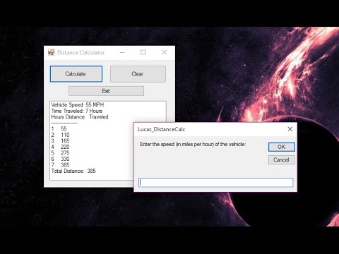 Distance Calculator Visual Basic Tutorial For Next Loop + Source - YouTube