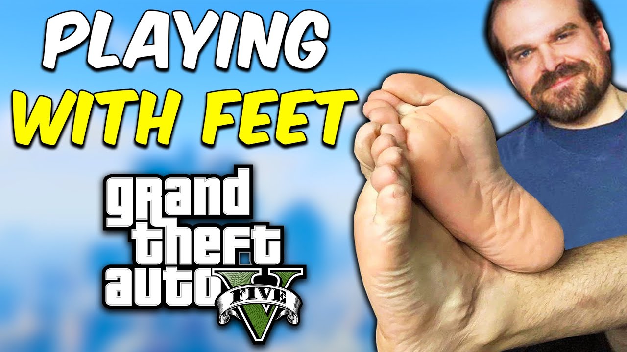 Playing GTA 5 With MY FEET - YouTube