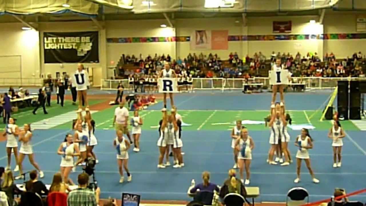 URI Cheerleading Competes 2013 - YouTube