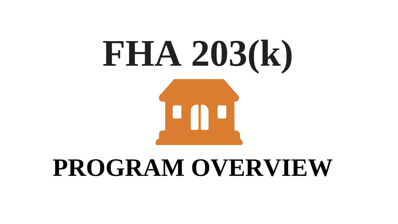 FHA 203(k) Introduction - YouTube