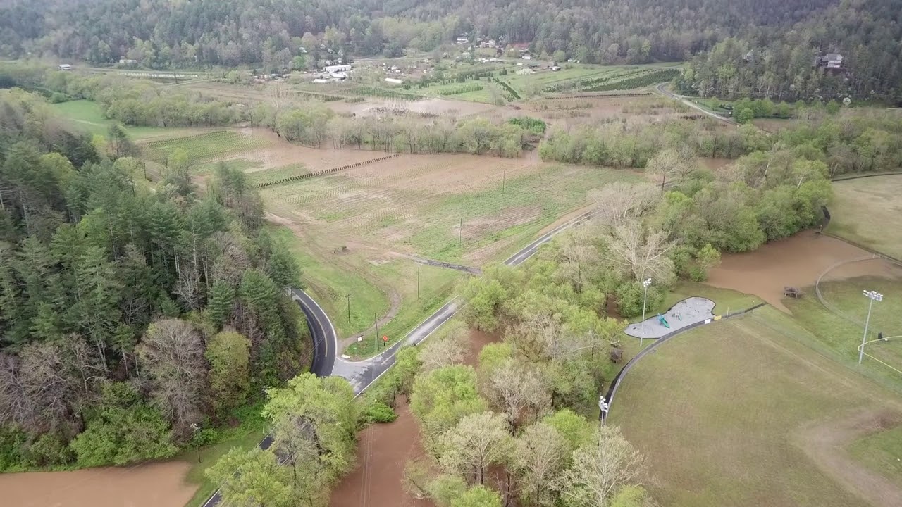 Collettsville, NC Flooding April 13, 2020 - YouTube