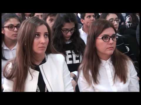 Nizmi rayonu 250sayli mektebde Narkotike yox deyek adi altinda tedbir kecirildi