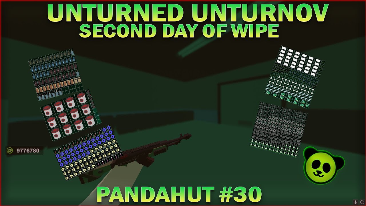 Unturned Unturnov Pandahut#30 2nd day of wiped | Wiped | 🔴 live stream ...