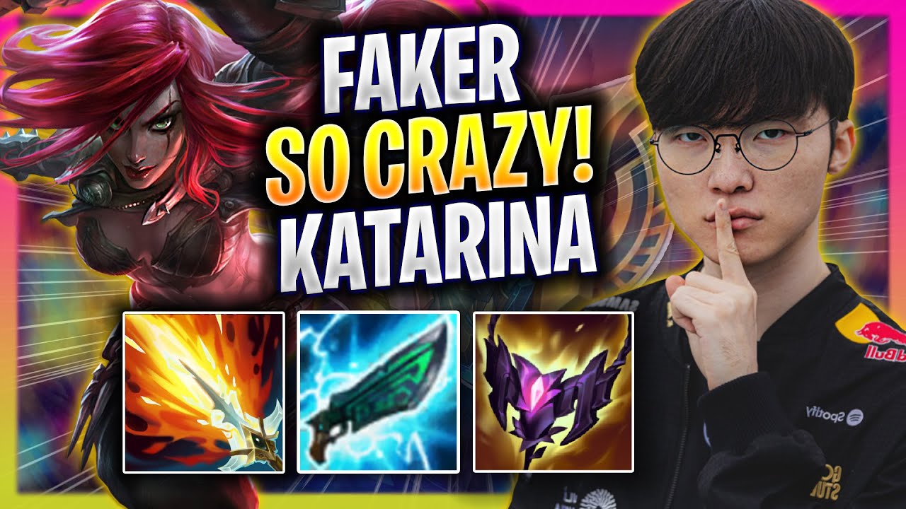 FAKER IS SO CRAZY WITH KATARINA! - T1 Faker Plays Katarina MID vs ...