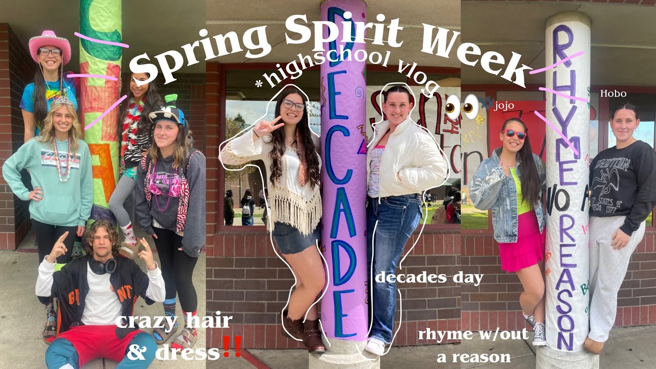 SPRING SPIRIT WEEK *highschool edition - YouTube