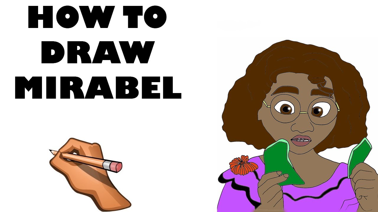 HOW TO DRAW MIRABEL FROM ENCANTO - YouTube