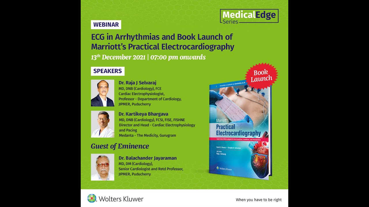 Webinar Recording: ECG in Arrhythmias and Book Launch of Marriott’s ...