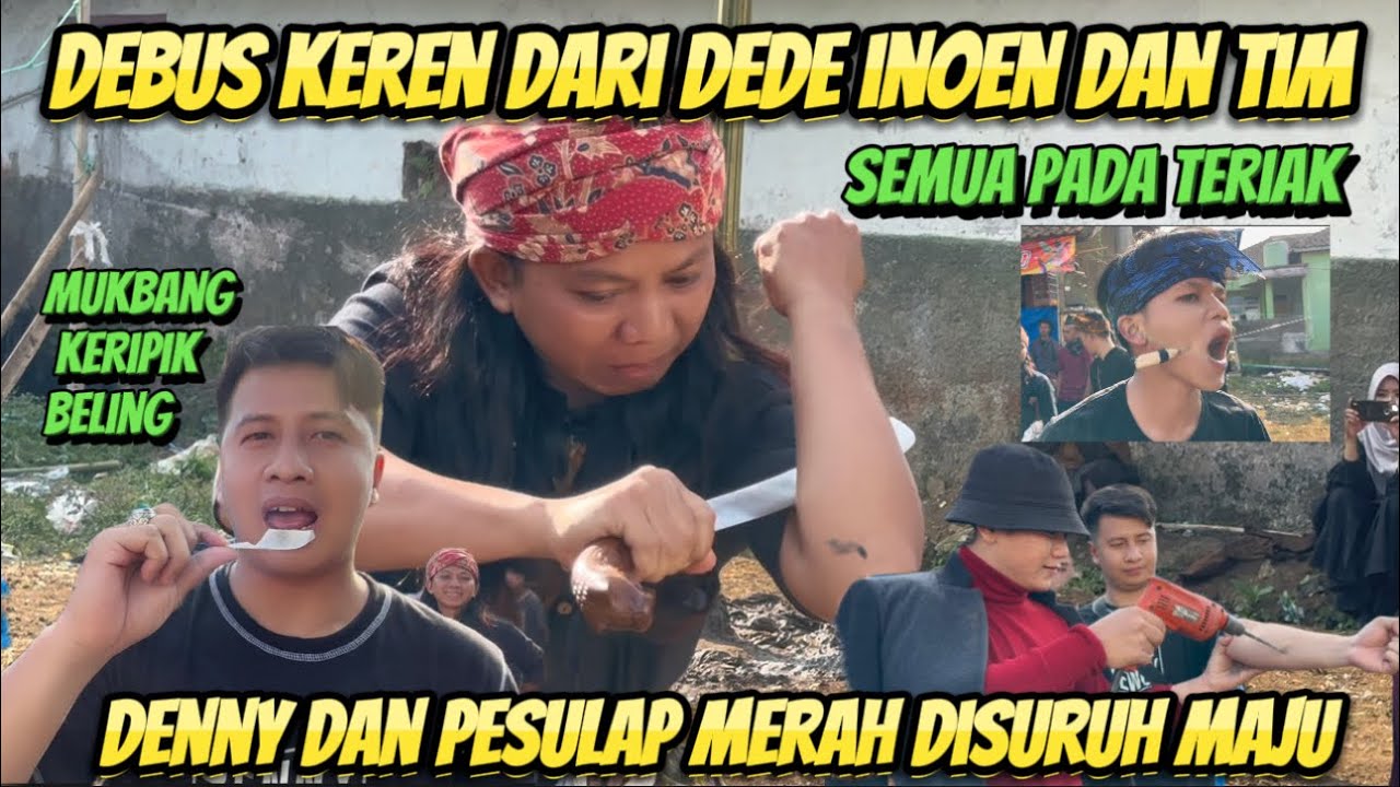 Dede inoen ternyata sakti, wajar makan raja jin😂 denny dan pesulap ...