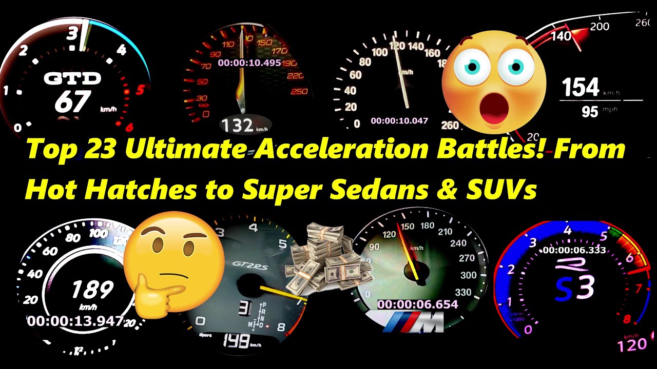 💰 Top 23 Ultimate Acceleration Money Battles! 🚀🔥 From Hot Hatches to ...