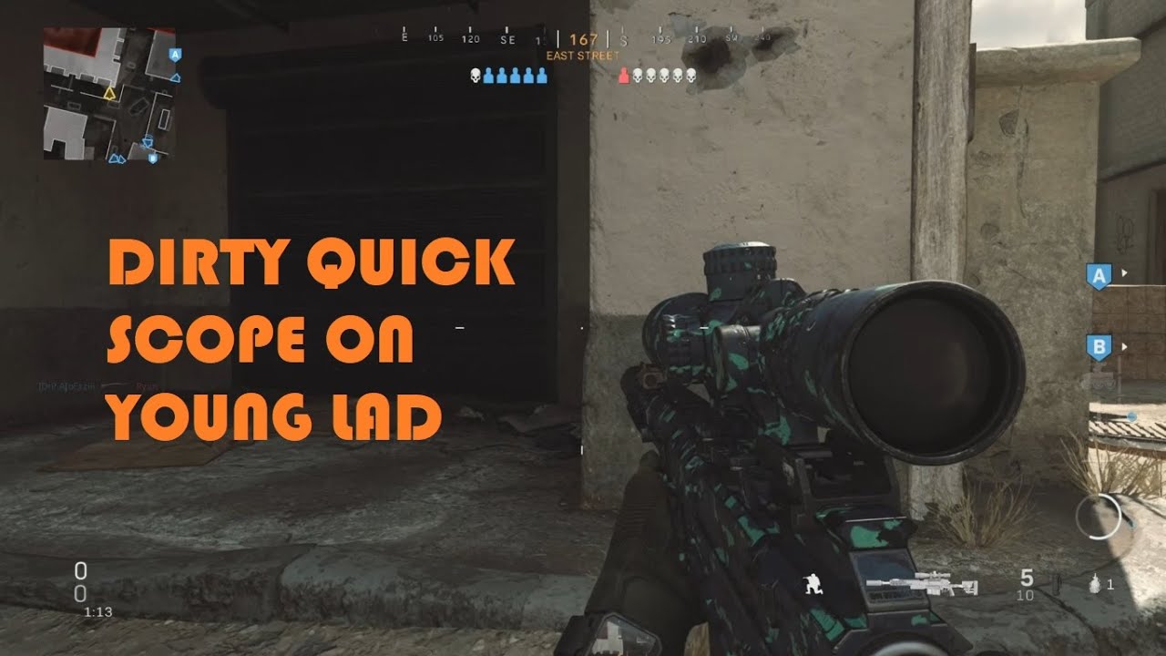 CHEEKY QUICK SCOPE ENDS ROUND CALL OF DUTY - YouTube