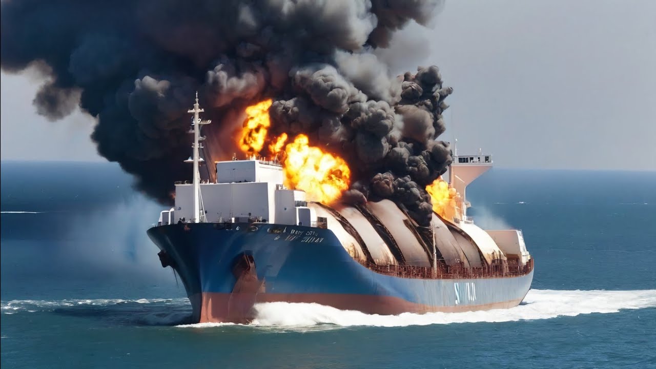 US F-22 Raptor Pilots Sink Russian Cargo Ship with MILLIONS of Tons of ...