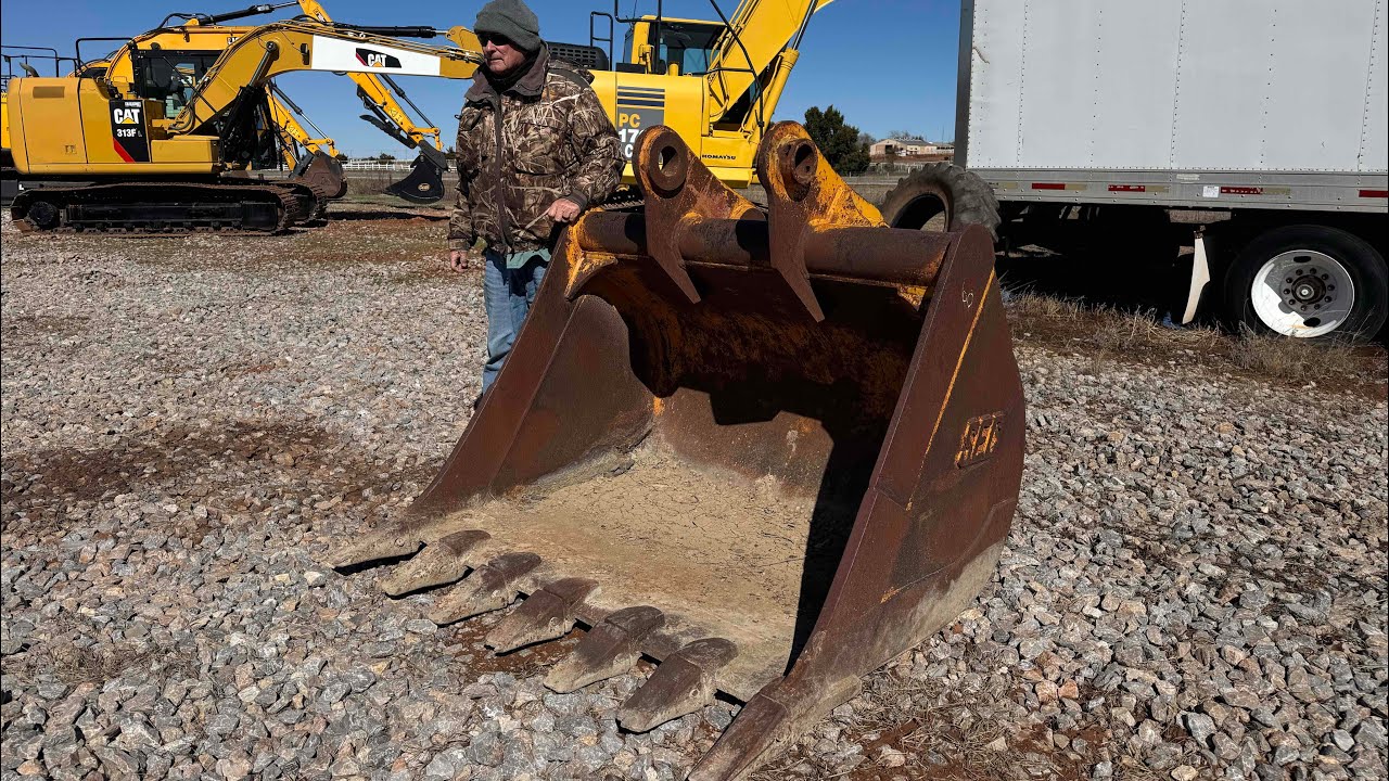 Used SEC 62” Excavator Bucket For Sale - YouTube