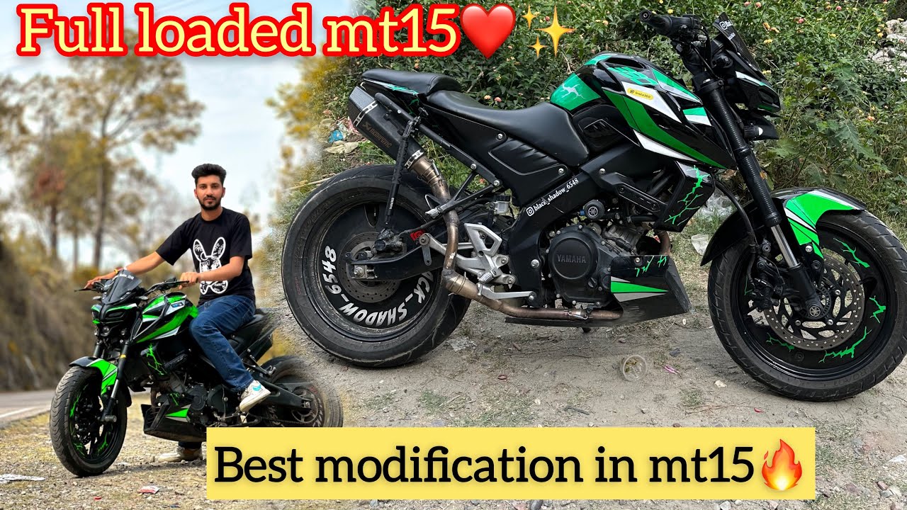 Best modification in mt15 || full loaded mt15 ️ || one in Himachal 😱 ️ ...