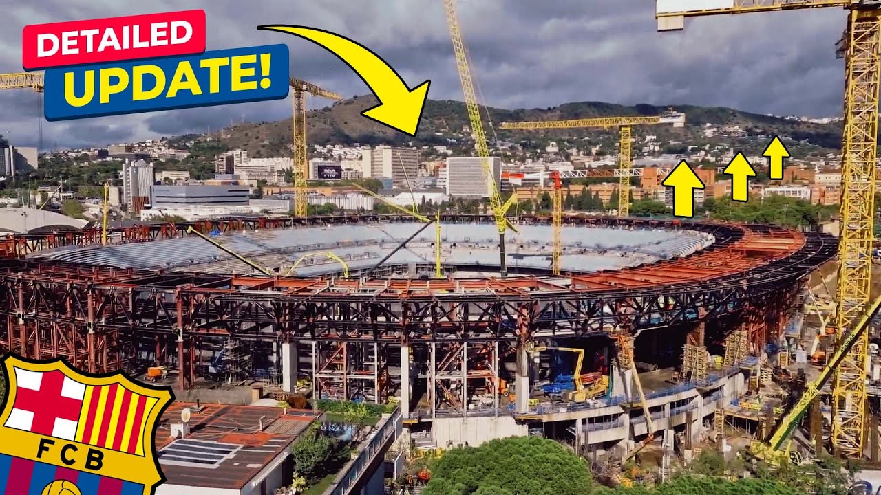 NEW Camp Nou Detailed Update (4 October 2024) - YouTube