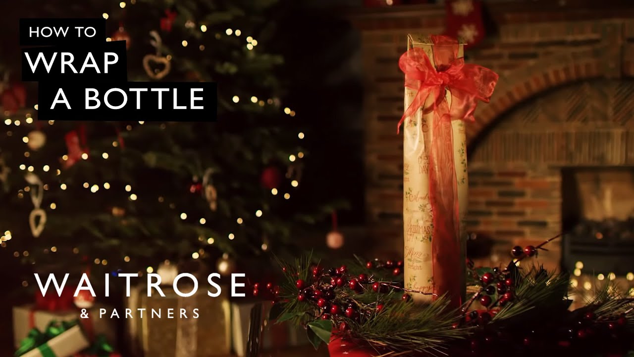 How To Wrap A Bottle | Waitrose - YouTube
